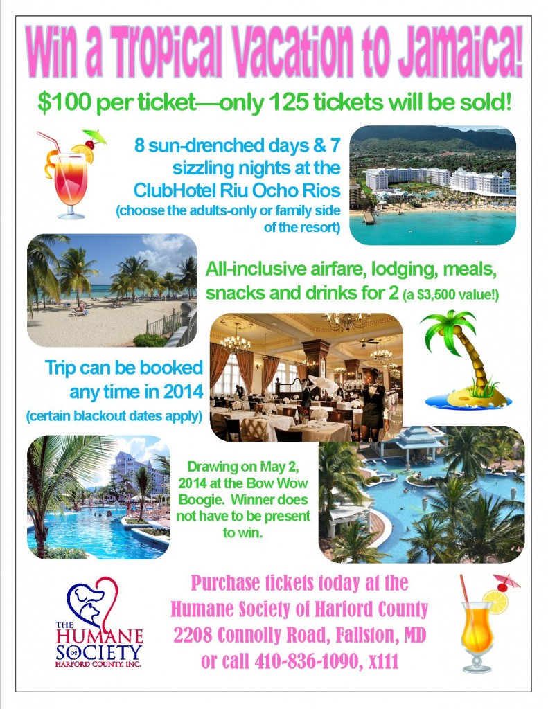 Jamaica Flyer - The Humane Society of Harford County